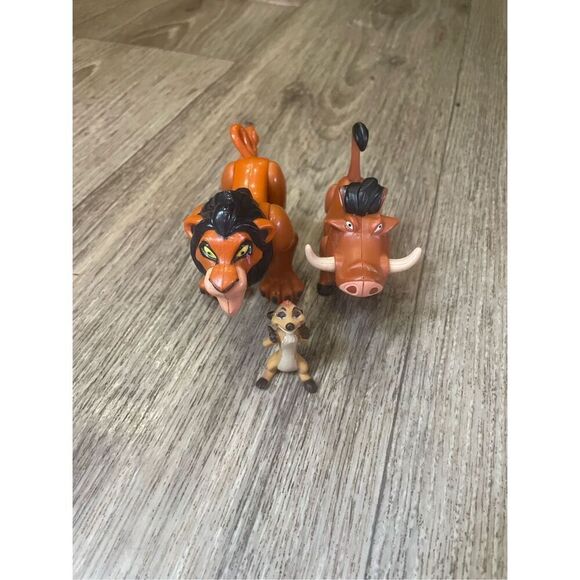 Disney | Toys | Vintage Lionking Toy Lot Scar Pumba Timon | Poshmark